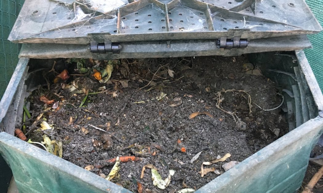 Step by step composting process